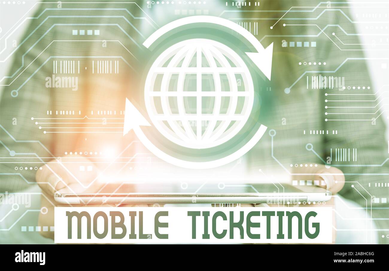 Word writing text Mobile Ticketing. Business photo showcasing tickets ... Word writing text Mobile Ticketing. Business photo showcasing tickets ...