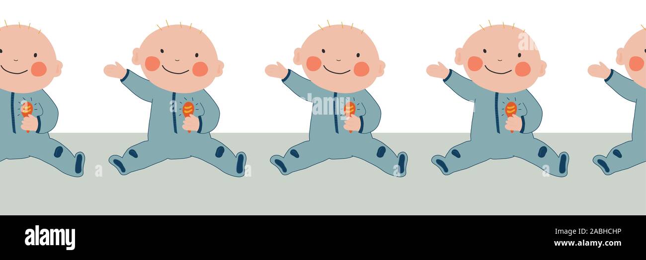 Baby Background Borders Boy