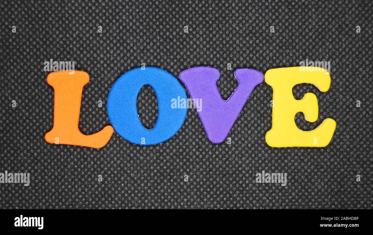 Birthday message different colors hi-res stock photography and images ...