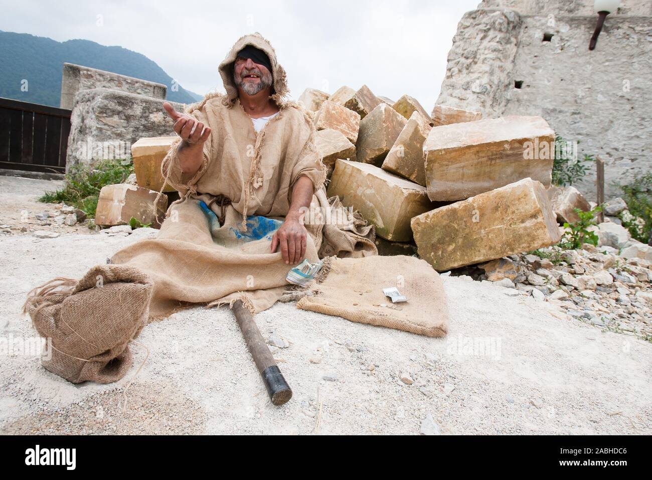Medieval beggar hi-res stock photography and images - Alamy