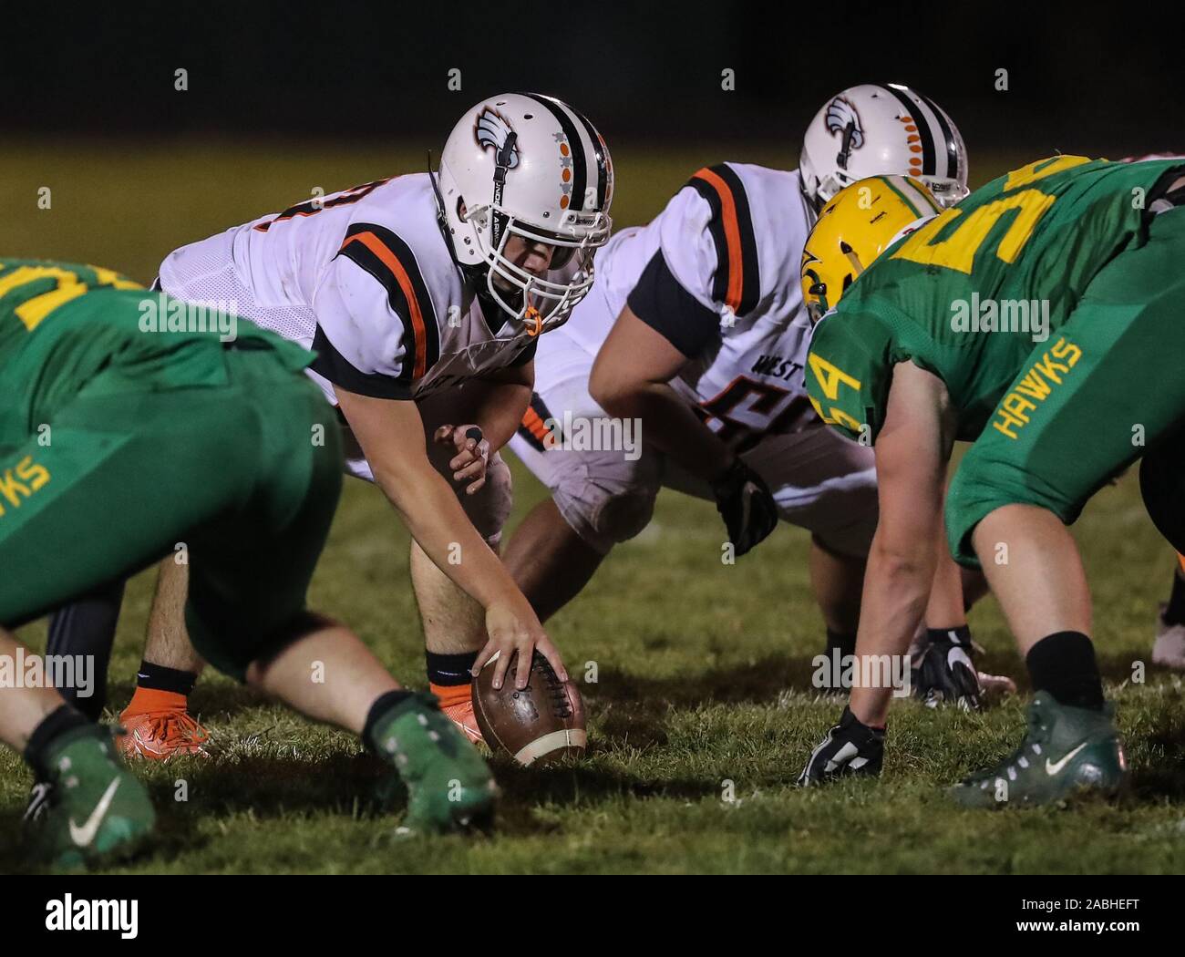 Football action with West Valley High School (Spokane Valley vs ...