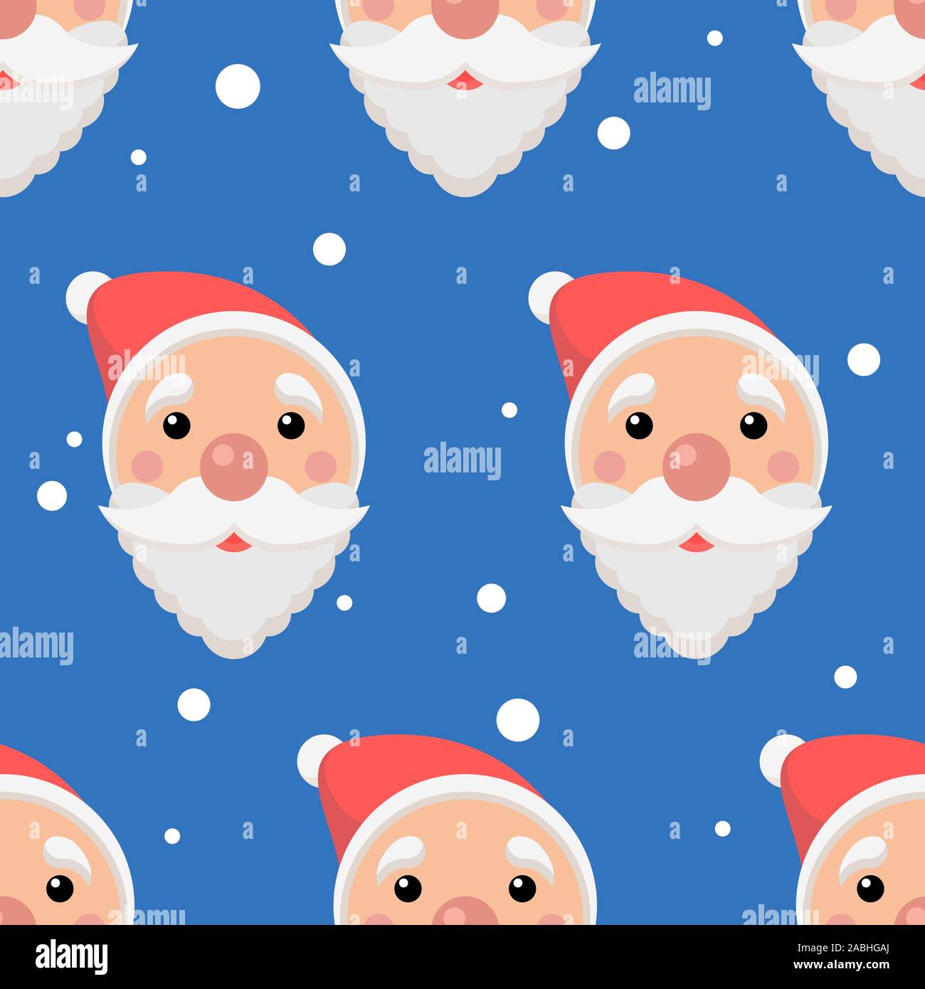 Santa Face Pattern