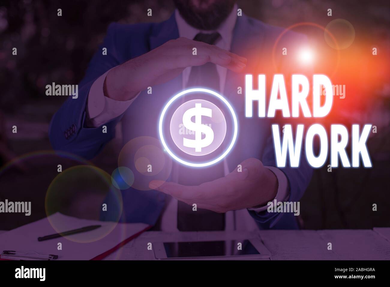 Handwriting text Hard Work. Conceptual photo always putting a lot of ...