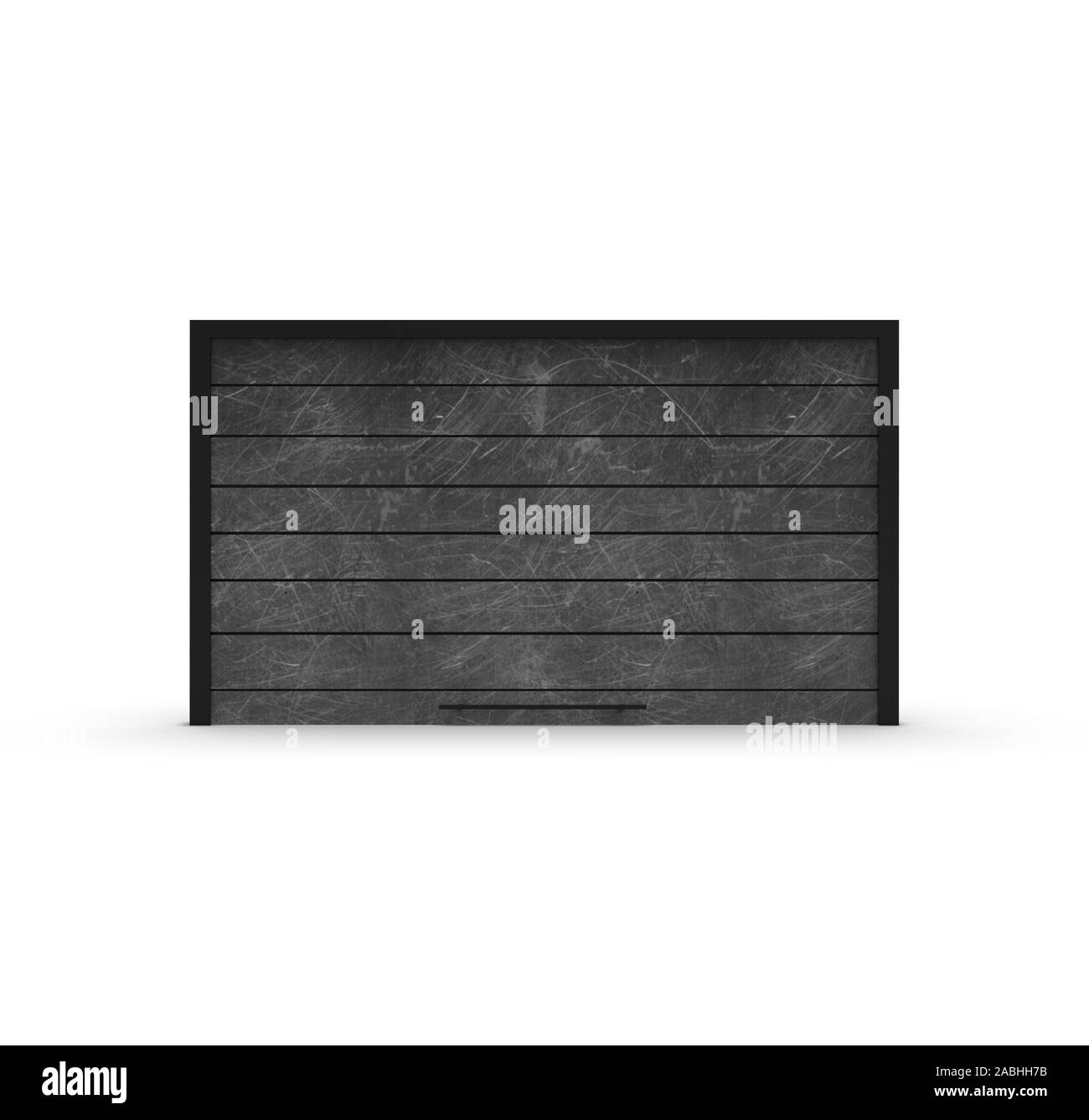 Closed roller garage door Cut Out Stock Images & Pictures - Alamy