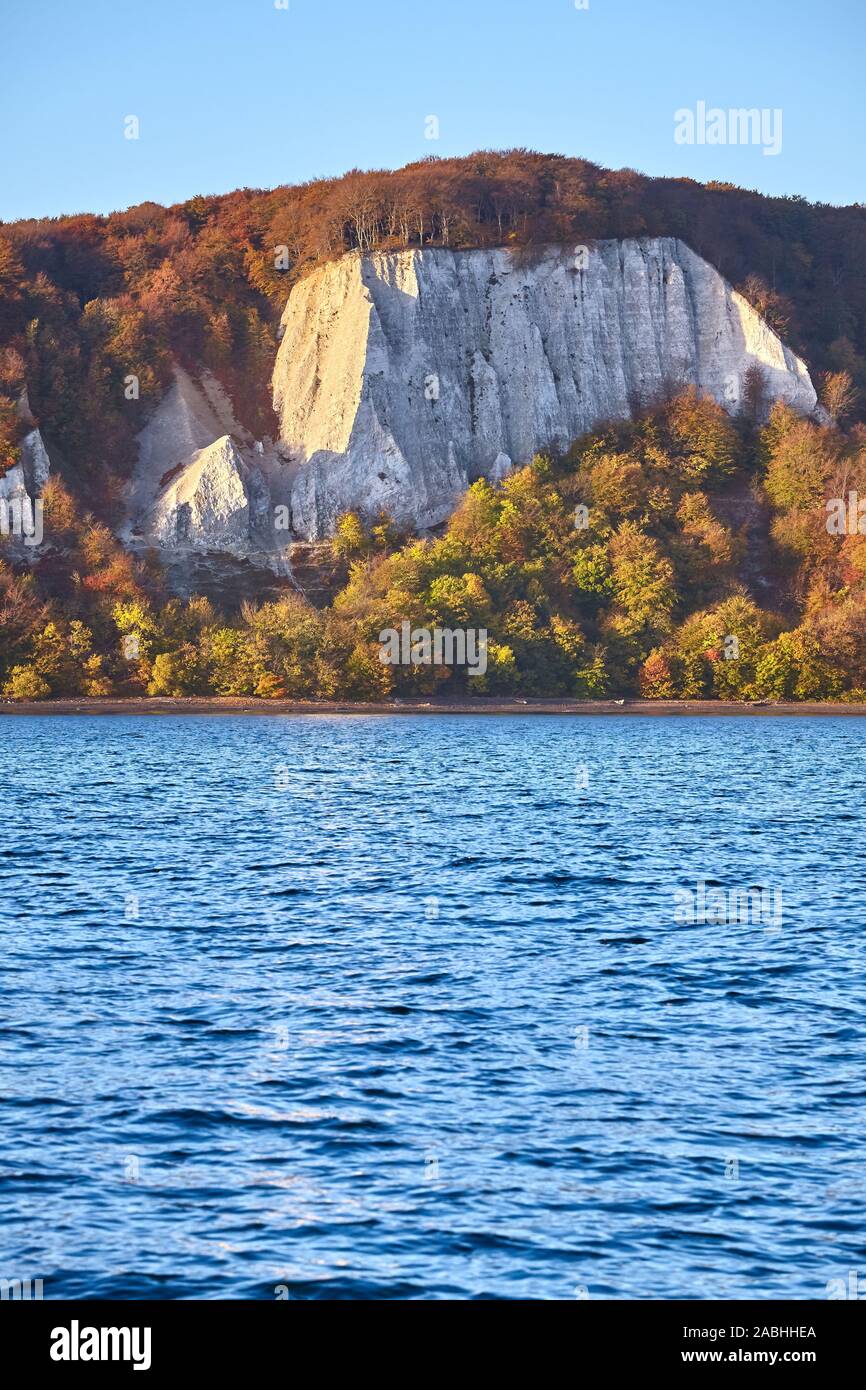 Rugen Island chalk cliffs at sunrise, Germany Stock Photo - Alamy