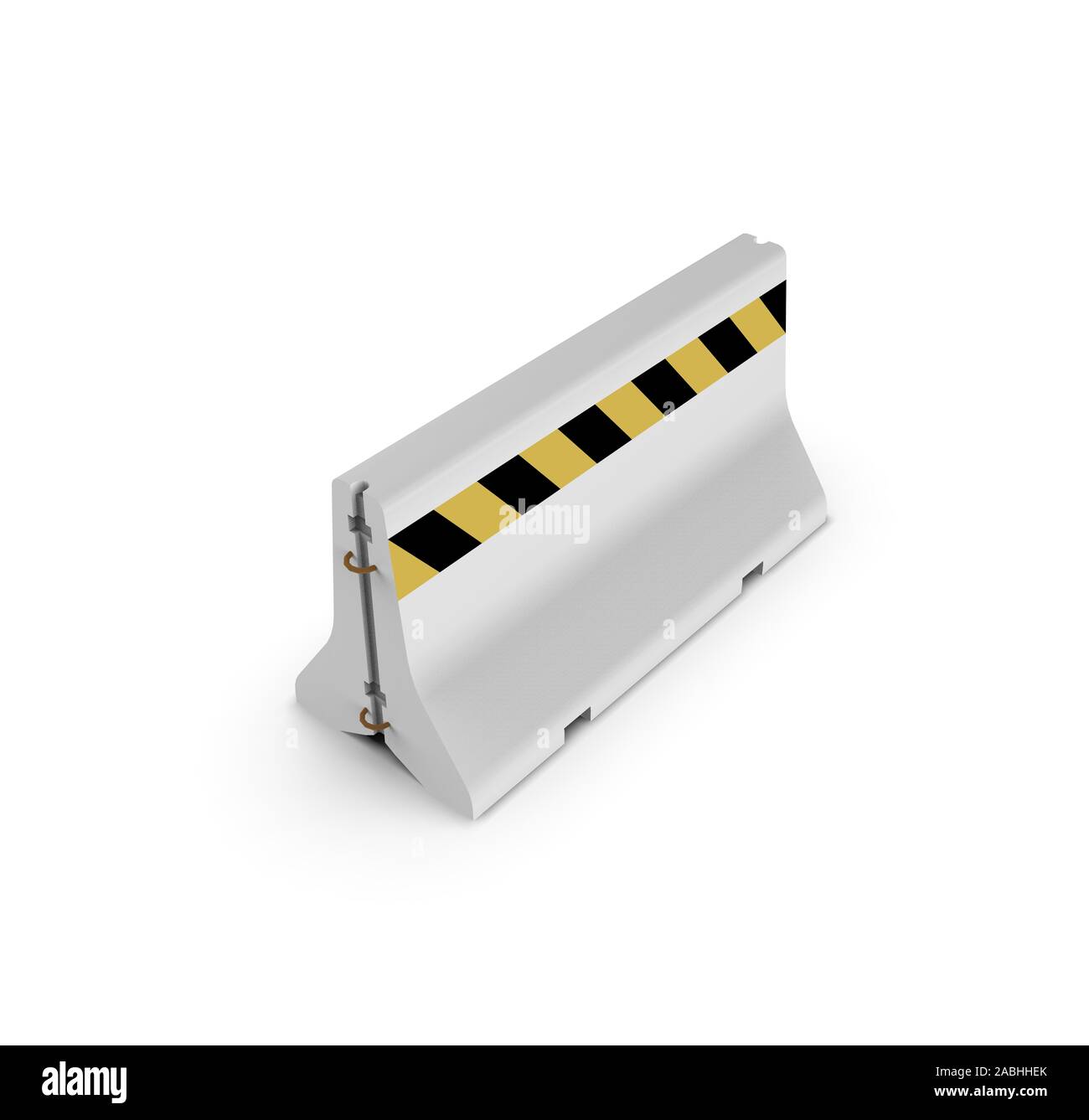 Street Protection Safety Stone Wall 3D Rendering Stock Photo - Alamy