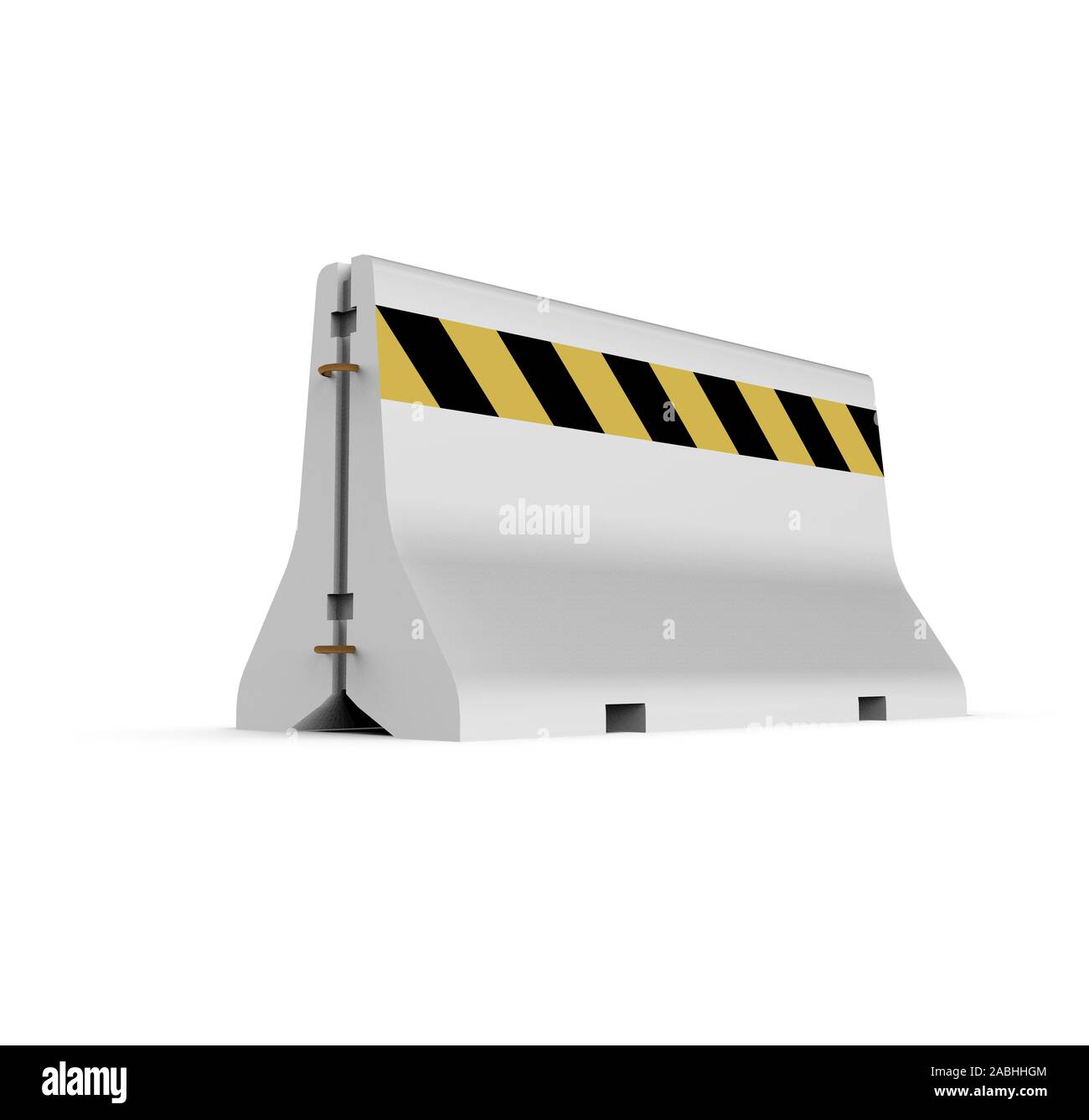 Street Protection Safety Stone Wall 3D Rendering Stock Photo - Alamy