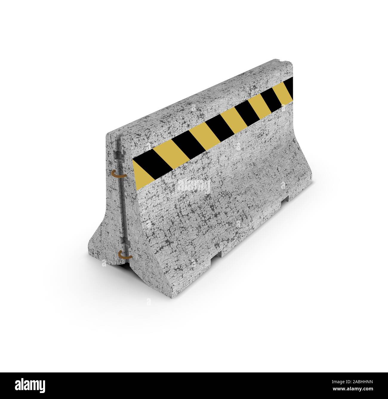 Street Protection Safety Stone Wall 3D Rendering Stock Photo - Alamy