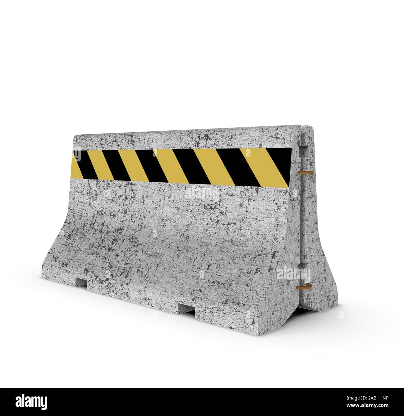 Street Protection Safety Stone Wall 3D Rendering Stock Photo - Alamy