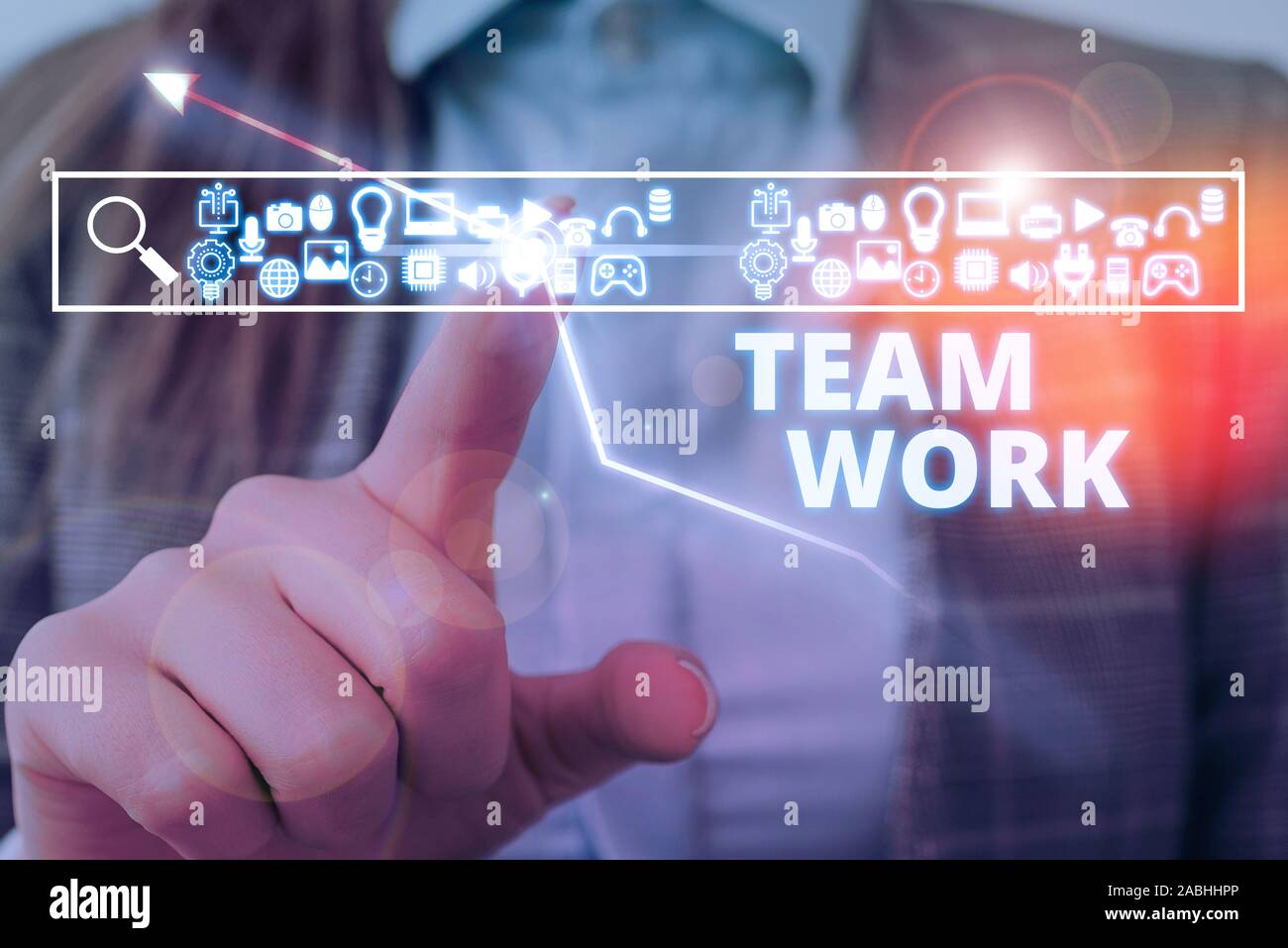 Handwriting text writing Team Work. Conceptual photo Combined action of ...