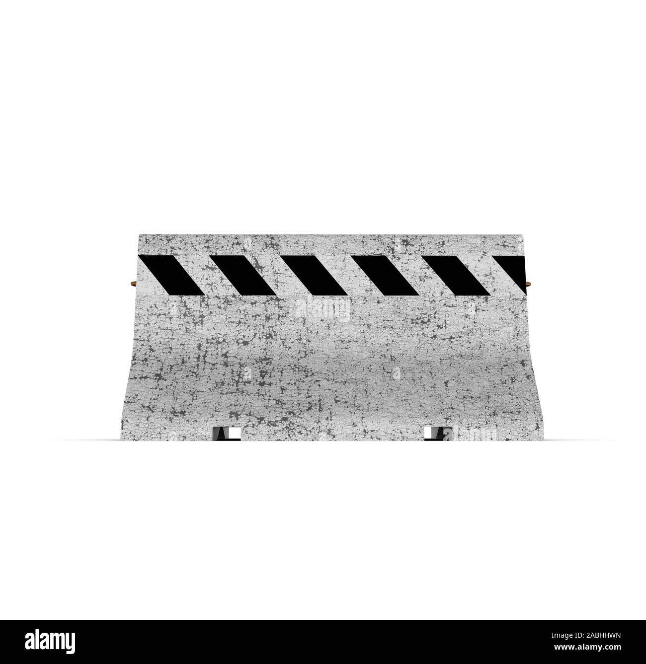 Street Protection Safety Stone Wall 3D Rendering Stock Photo - Alamy