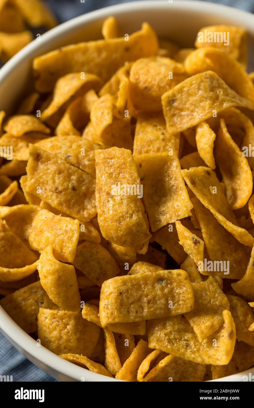 Crunchy Salt Corn Chips Ready to Eat Stock Photo - Alamy