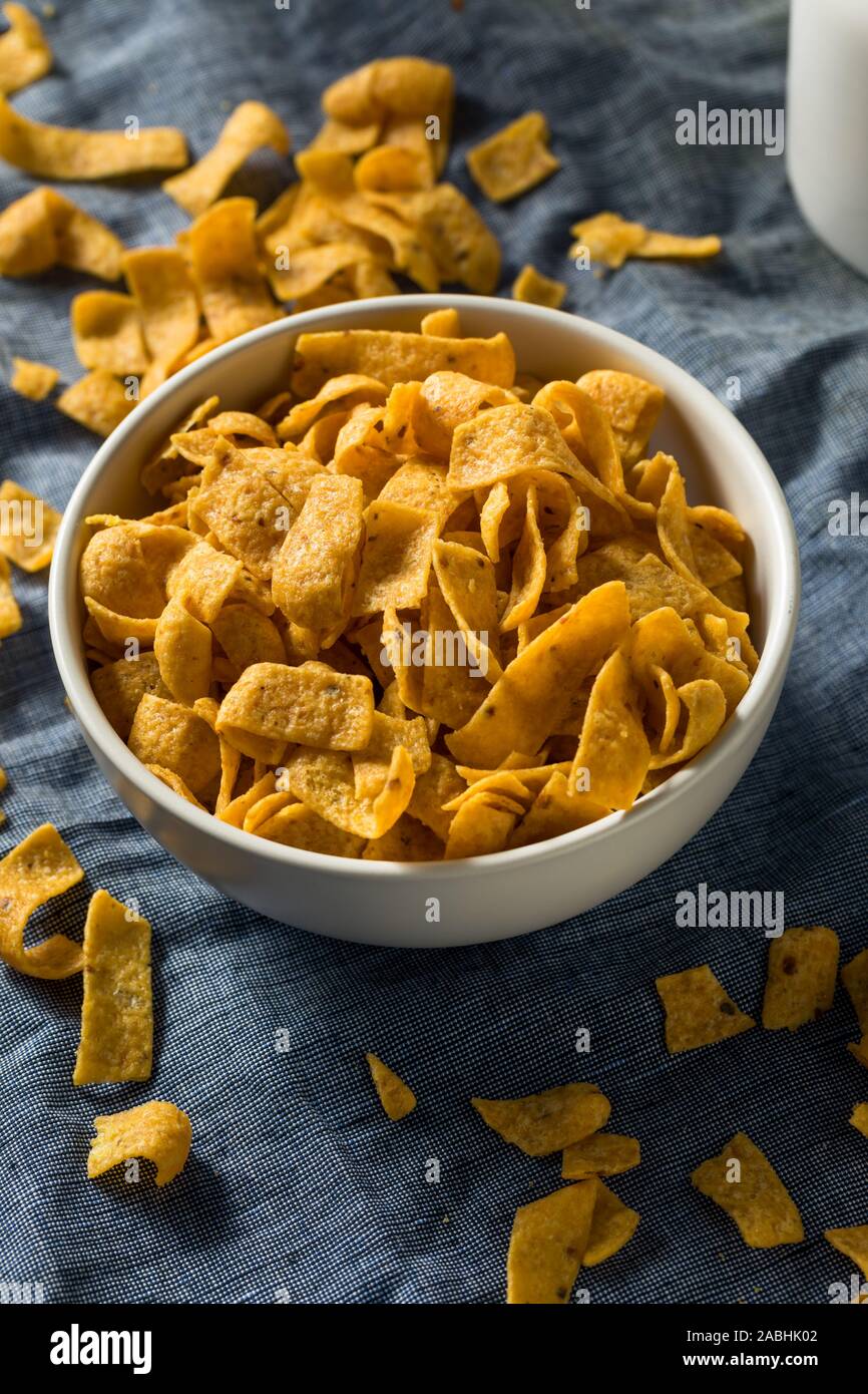 Crunchy Salt Corn Chips Ready to Eat Stock Photo - Alamy