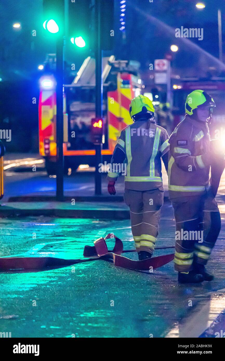 Lfb fire investigation team scene hi-res stock photography and images ...