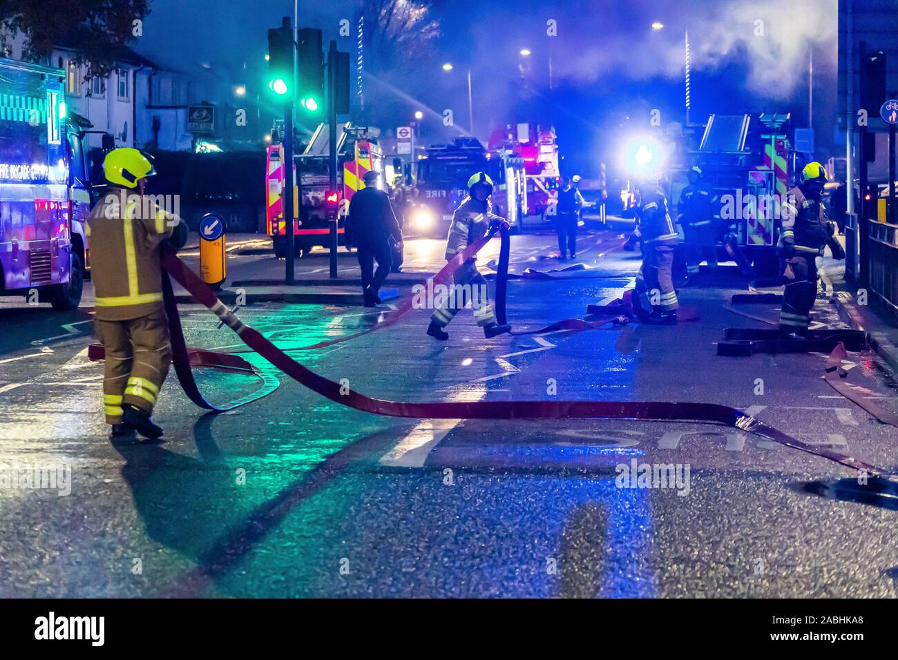 Lfb fire investigation team scene hi-res stock photography and images ...