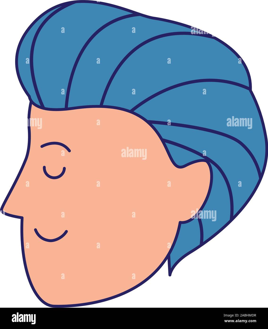 profile of cartoon man face icon Stock Vector Image & Art - Alamy