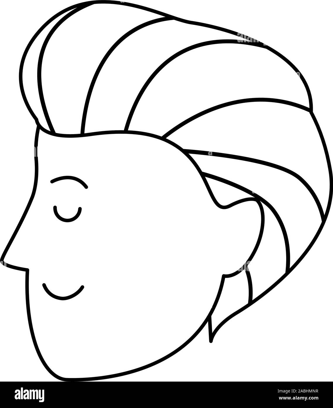 profile of cartoon man face icon Stock Vector Image & Art - Alamy