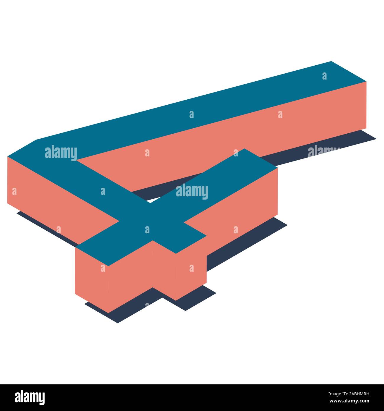 Isometric abc Cut Out Stock Images & Pictures - Alamy