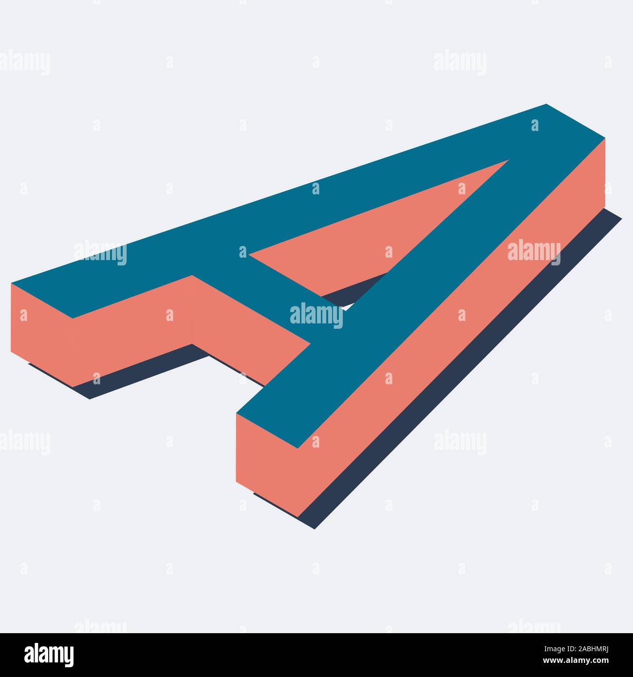 Blue and orange lettering Stock Vector Images - Alamy