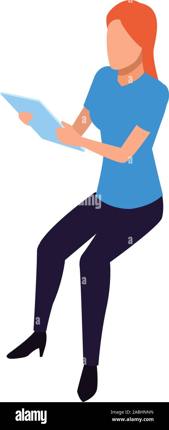 Person using tablet social media Cut Out Stock Images & Pictures - Alamy