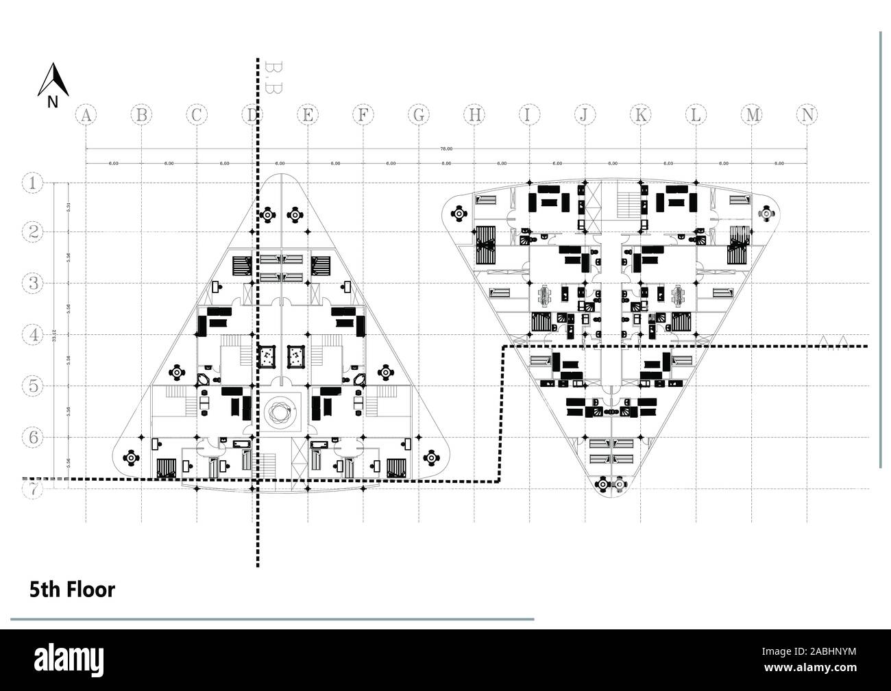 House plan image outline metric size on white background residential ...