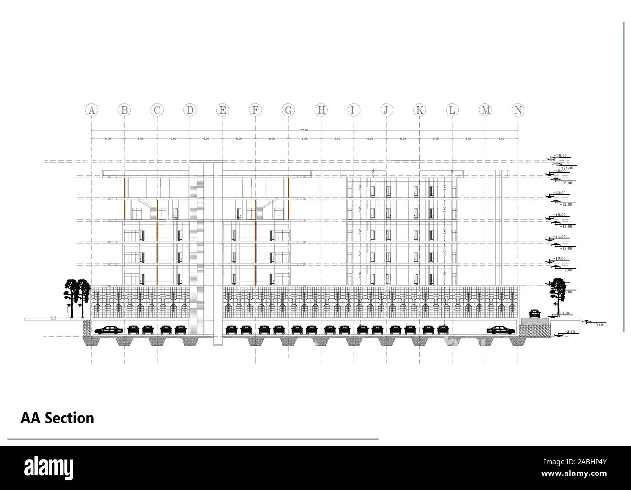 House plan image outline metric size on white background residential ...