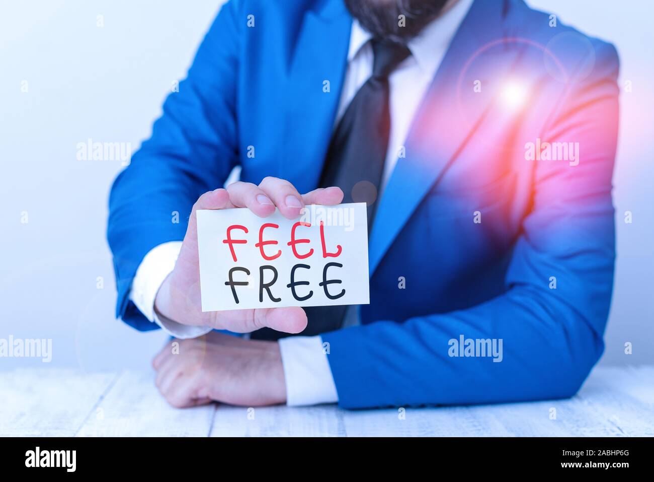 Word writing text Feel Free. Business photo showcasing have no ...