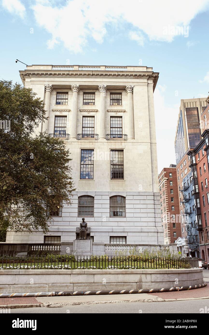 Boston, Massachusetts - October 4th, 2019: Exterior of Massachusetts ...