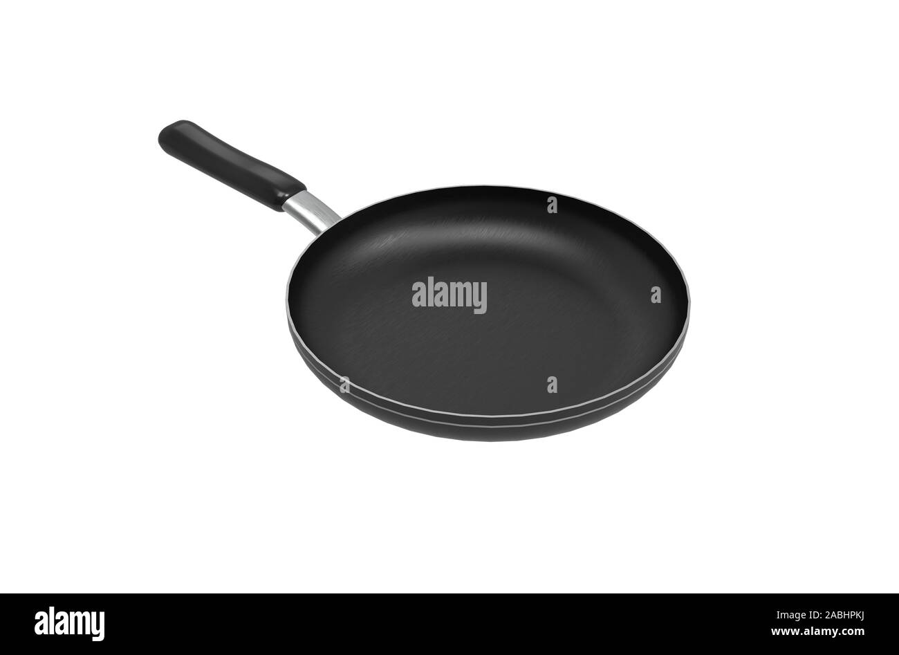 Pan isolated on White 3D Rendering Stock Photo - Alamy