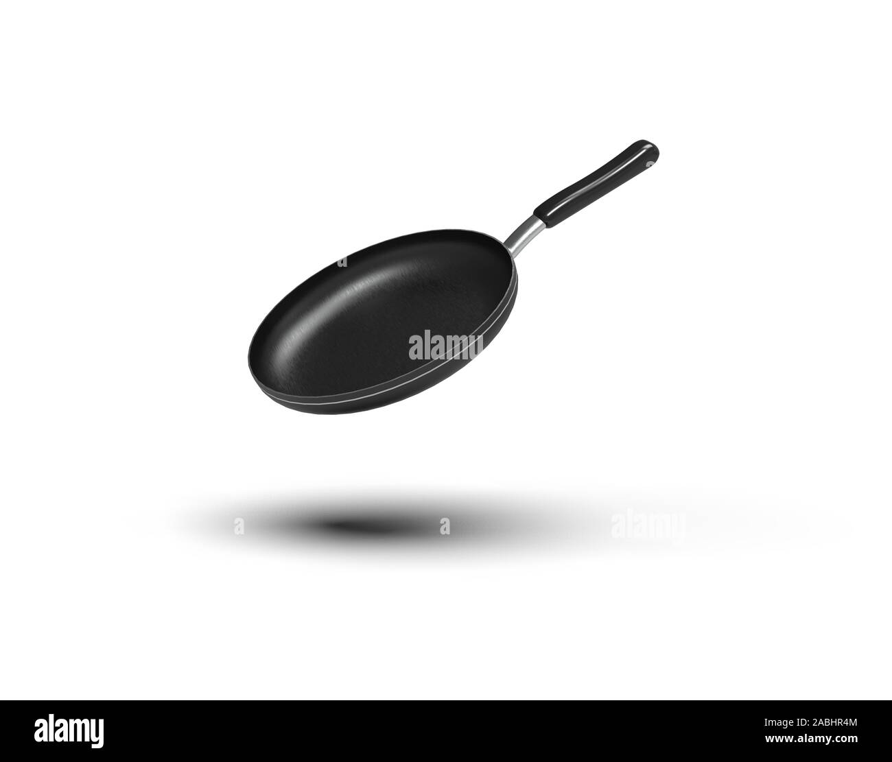 Pan isolated on White 3D Rendering Stock Photo - Alamy