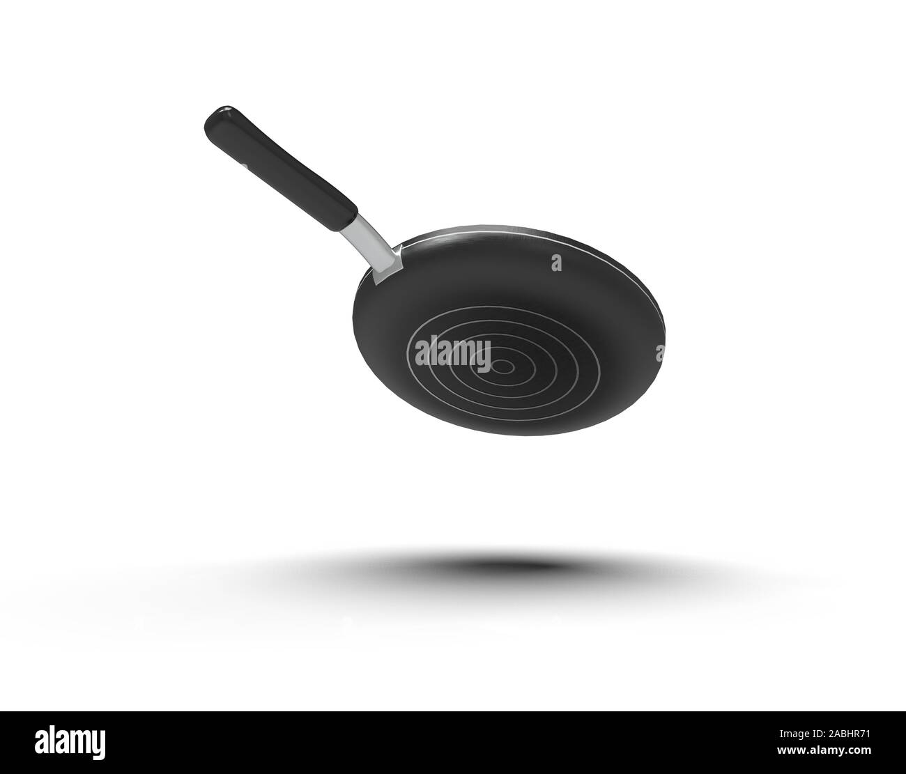 Pan isolated on White 3D Rendering Stock Photo - Alamy