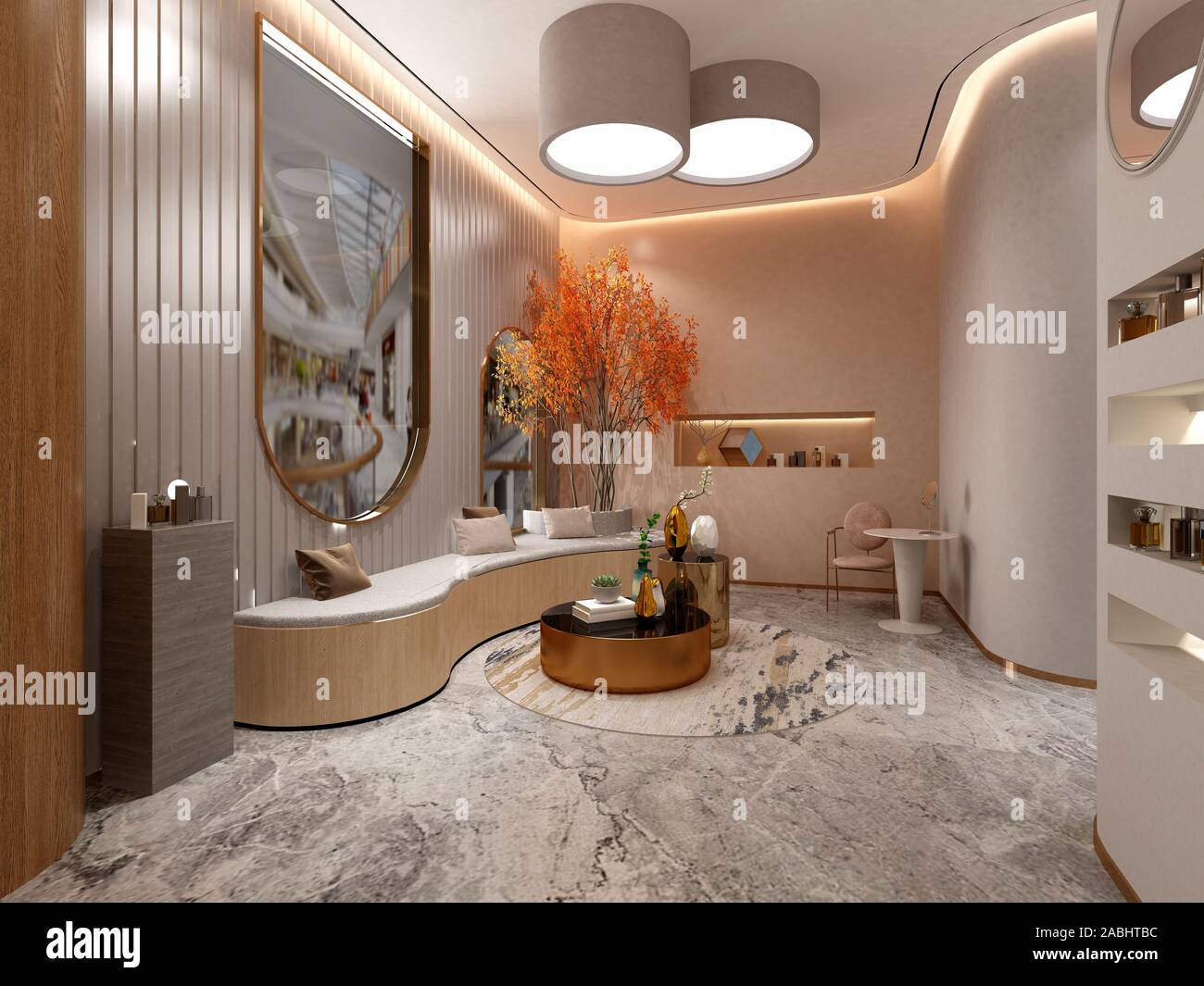 3d render of massage and spa center Stock Photo - Alamy