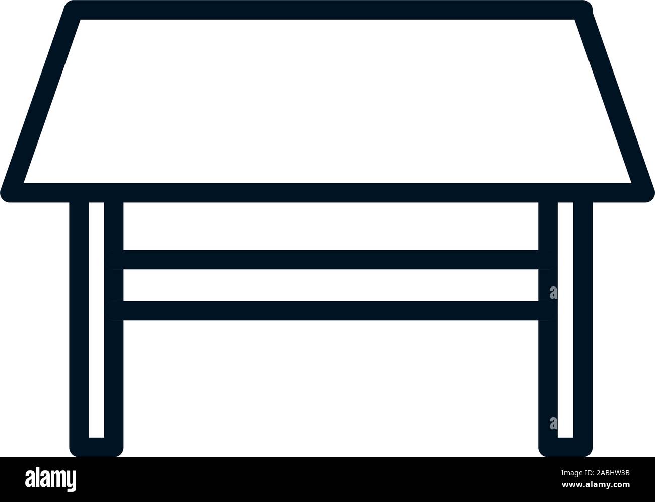 table tool architecture icon line style vector illustration Stock ...