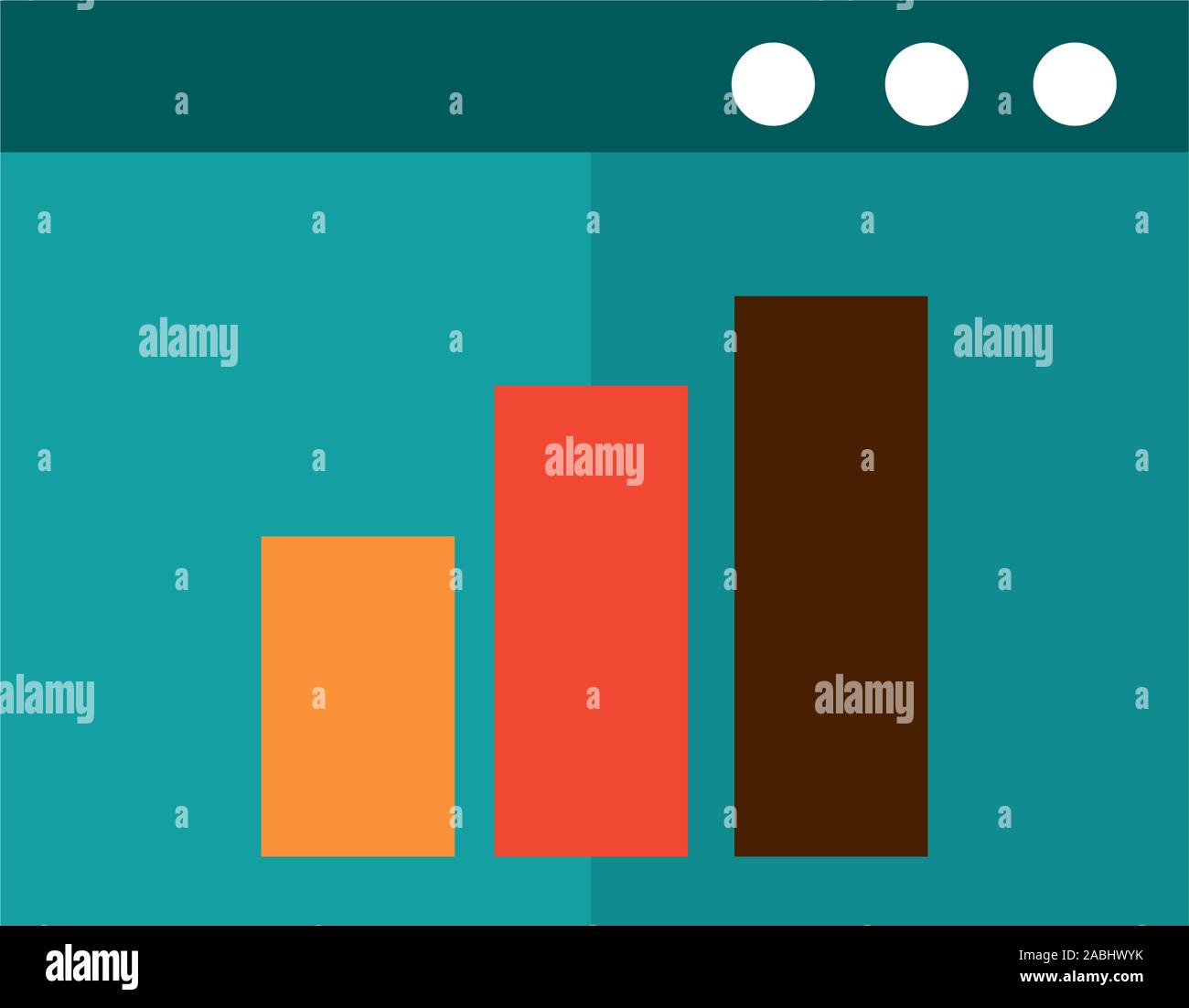 website report chart business strategy icon vector illustration Stock ...