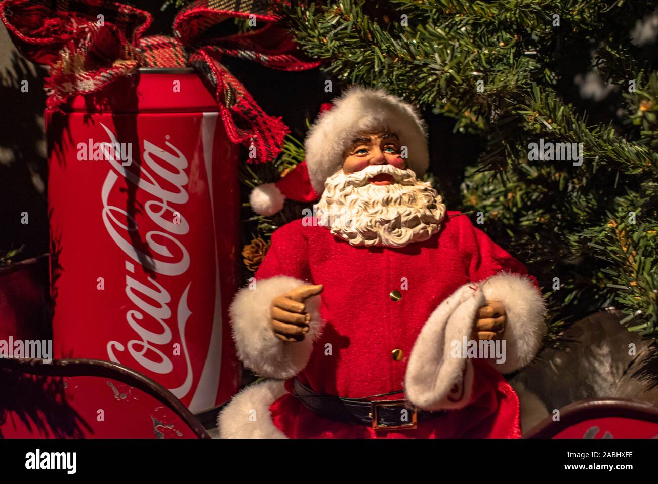 Vintage Coca Cola Santa