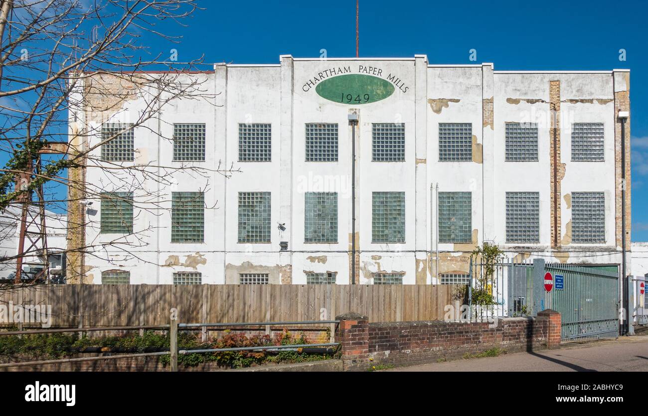 Chartham Paper Mill Chartham Village Kent Wiggins Teape Stock Photo - Alamy