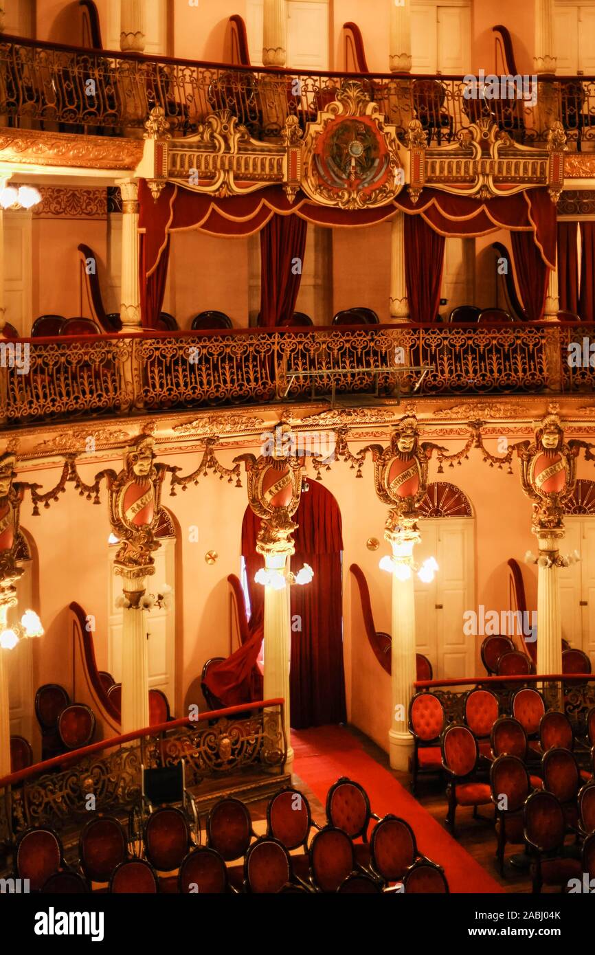 Auditorium, Opera House, Teatro Amazonas, Manaus, Brazil Stock Photo ...