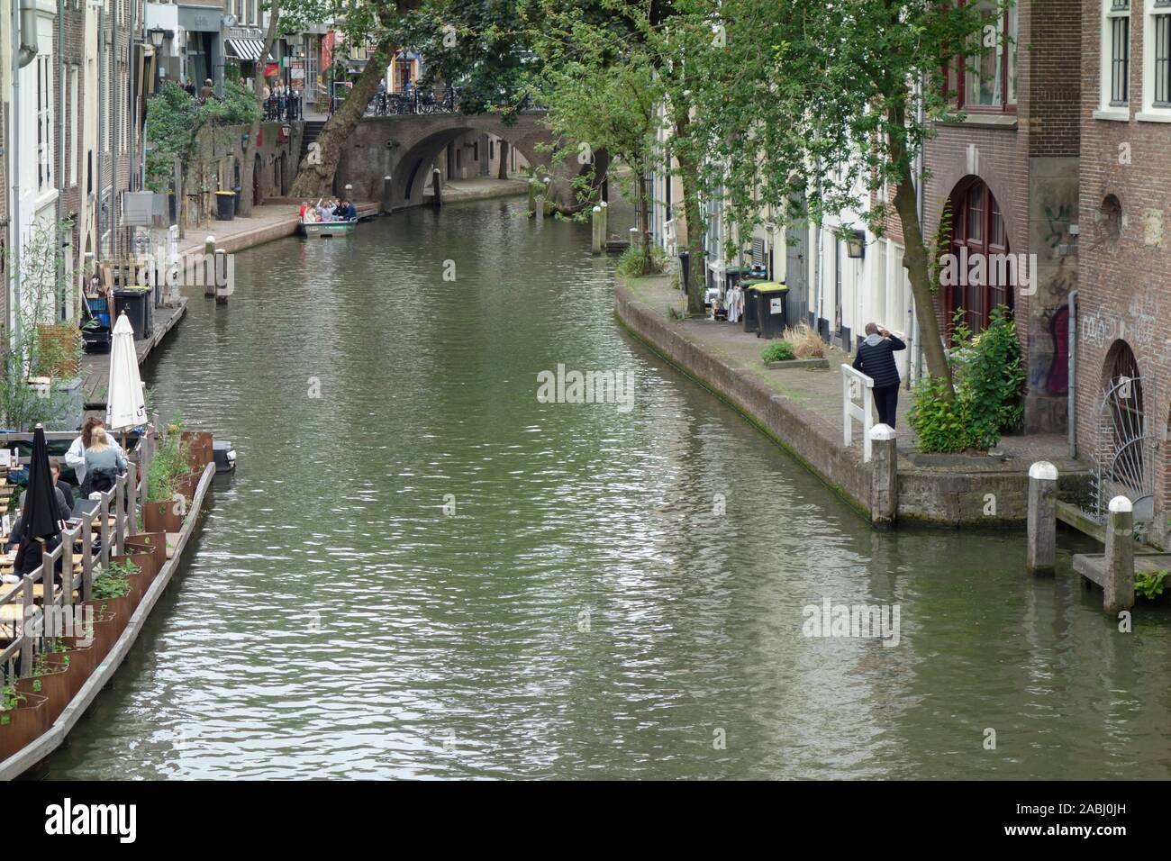 Utrecht amsterdam canal bridge hi-res stock photography and images - Alamy