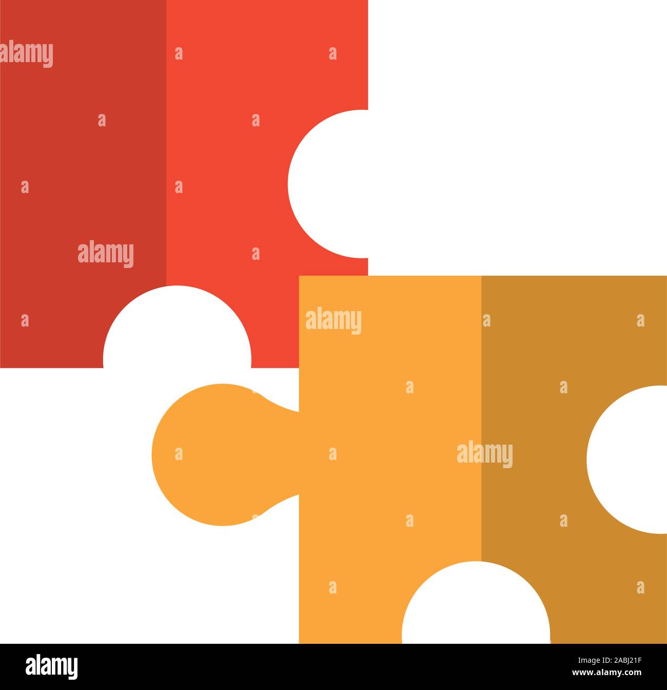 puzzles connection business strategy icon vector illustration Stock ...