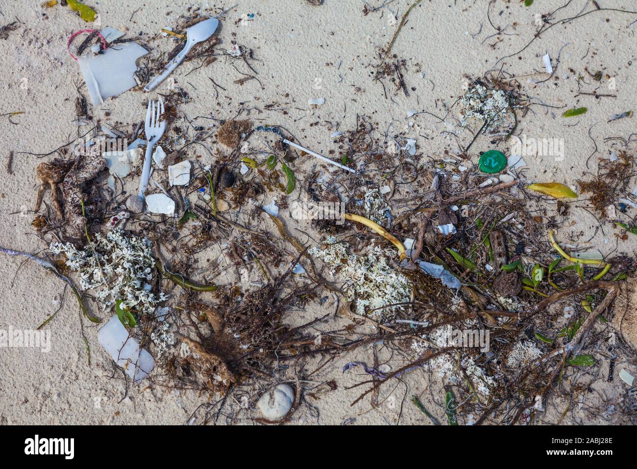 Mexican beach garbage hi-res stock photography and images - Alamy