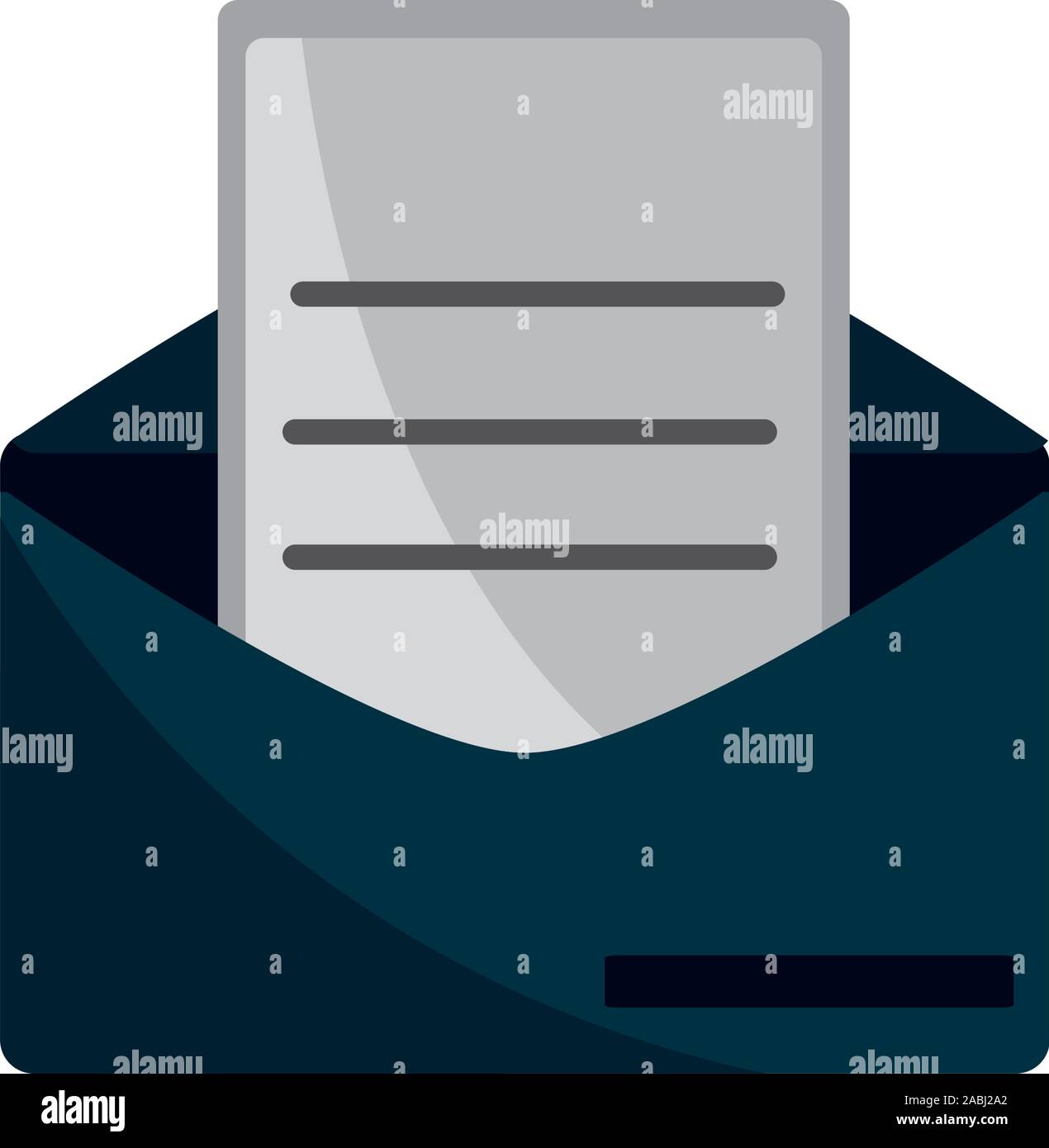 email letter property intellectual copyright icon vector illustration ...