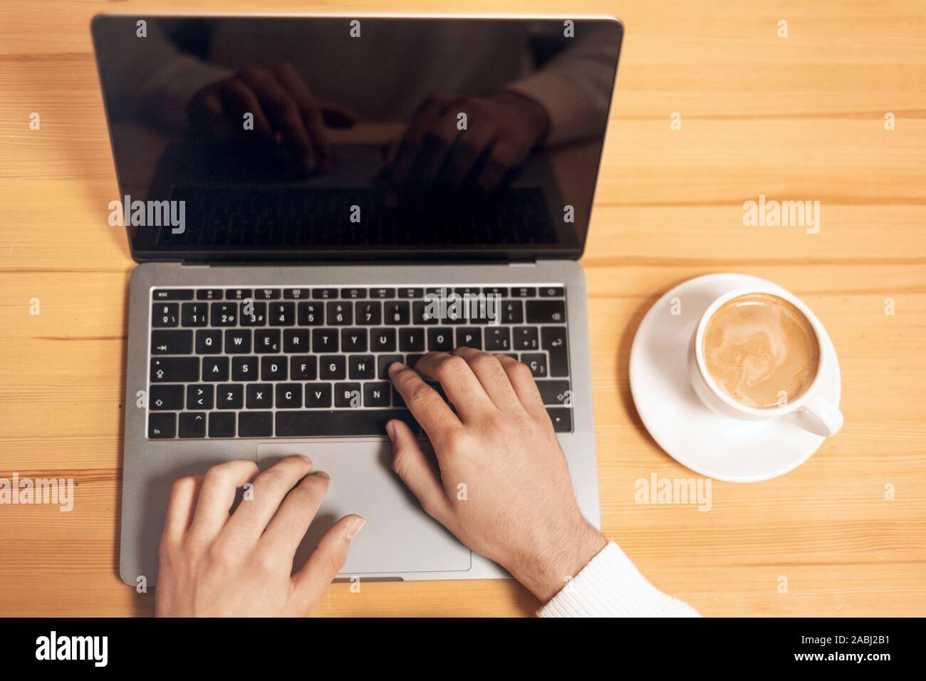 Working desk top view hi-res stock photography and images - Alamy