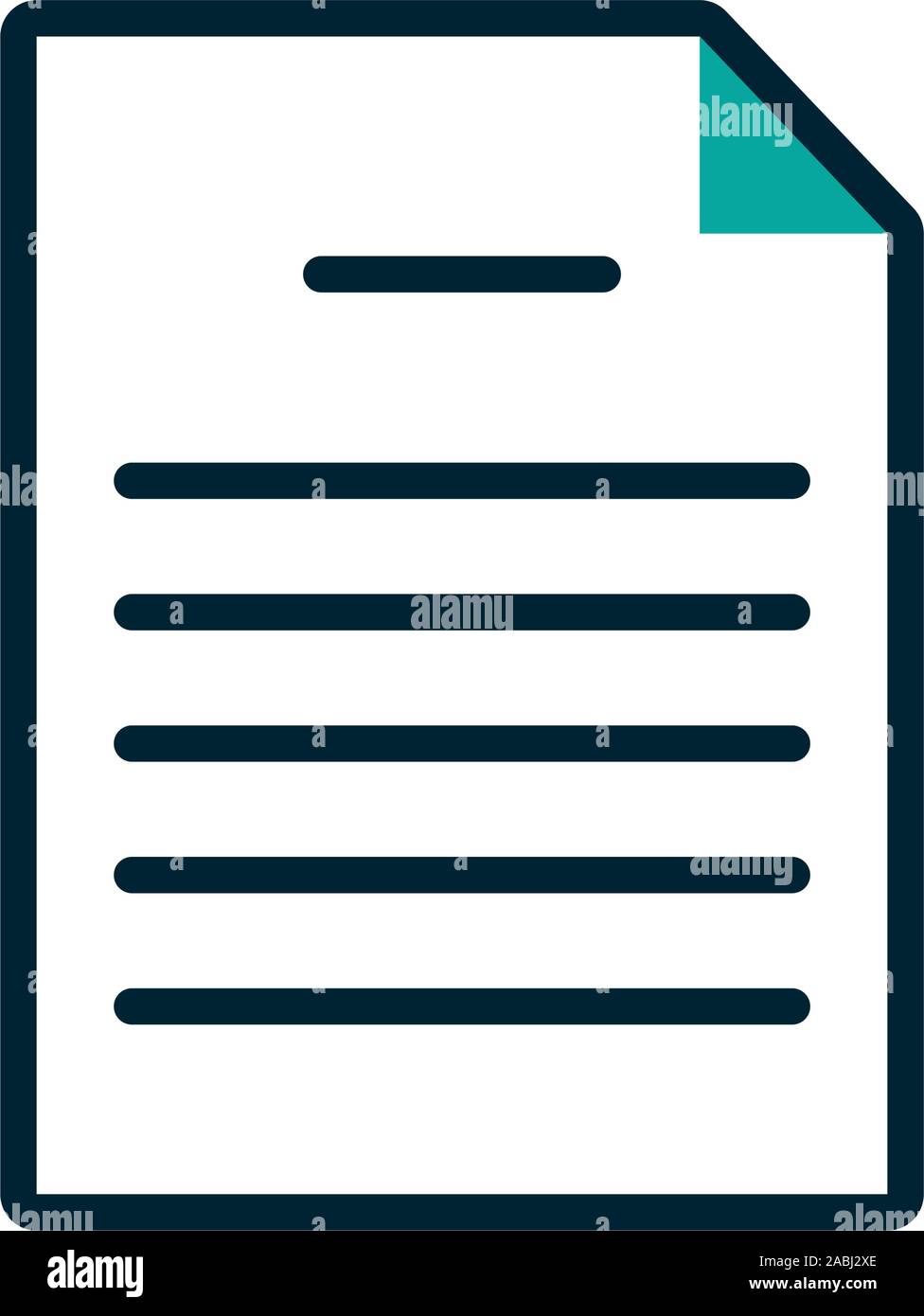 Isolated document vector design Stock Vector Image & Art - Alamy