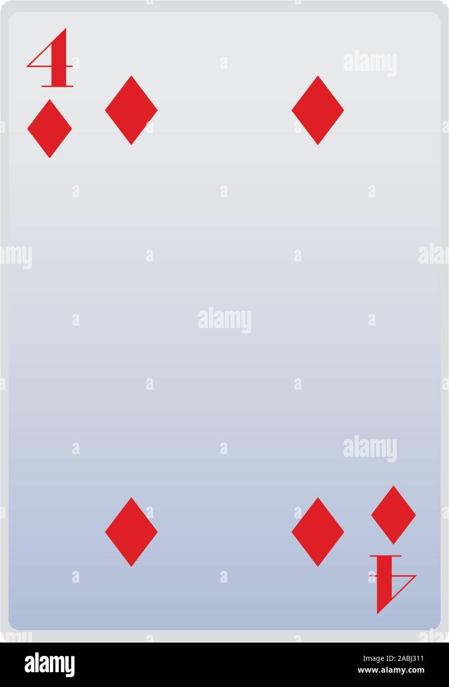4 of diamonds Stock Vector Images - Alamy