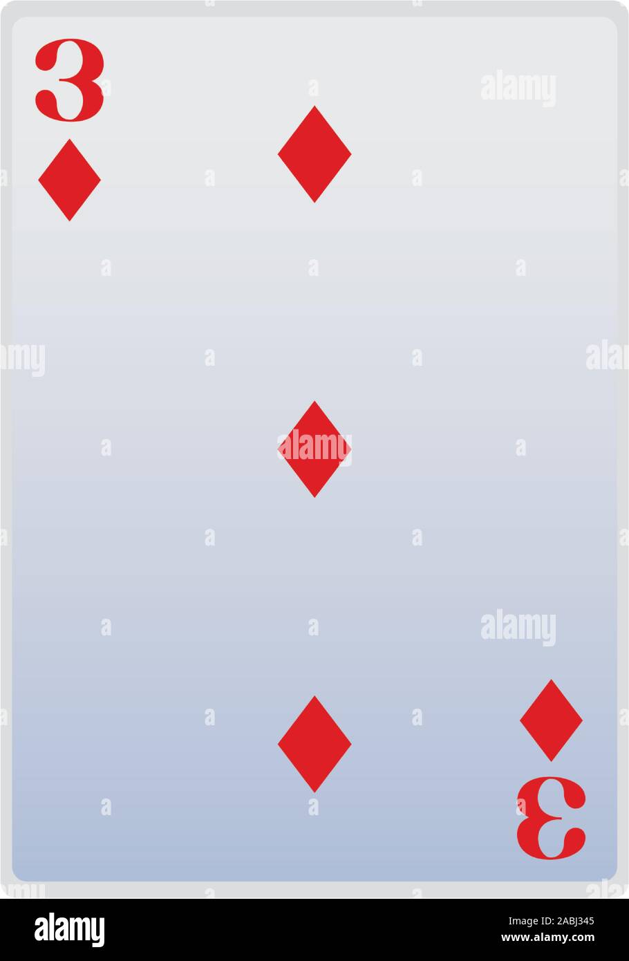 Three of diamonds Stock Vector Images - Alamy