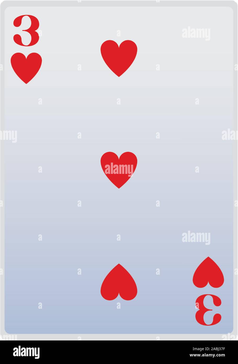 three of hearts card icon, flat design Stock Vector Image & Art - Alamy