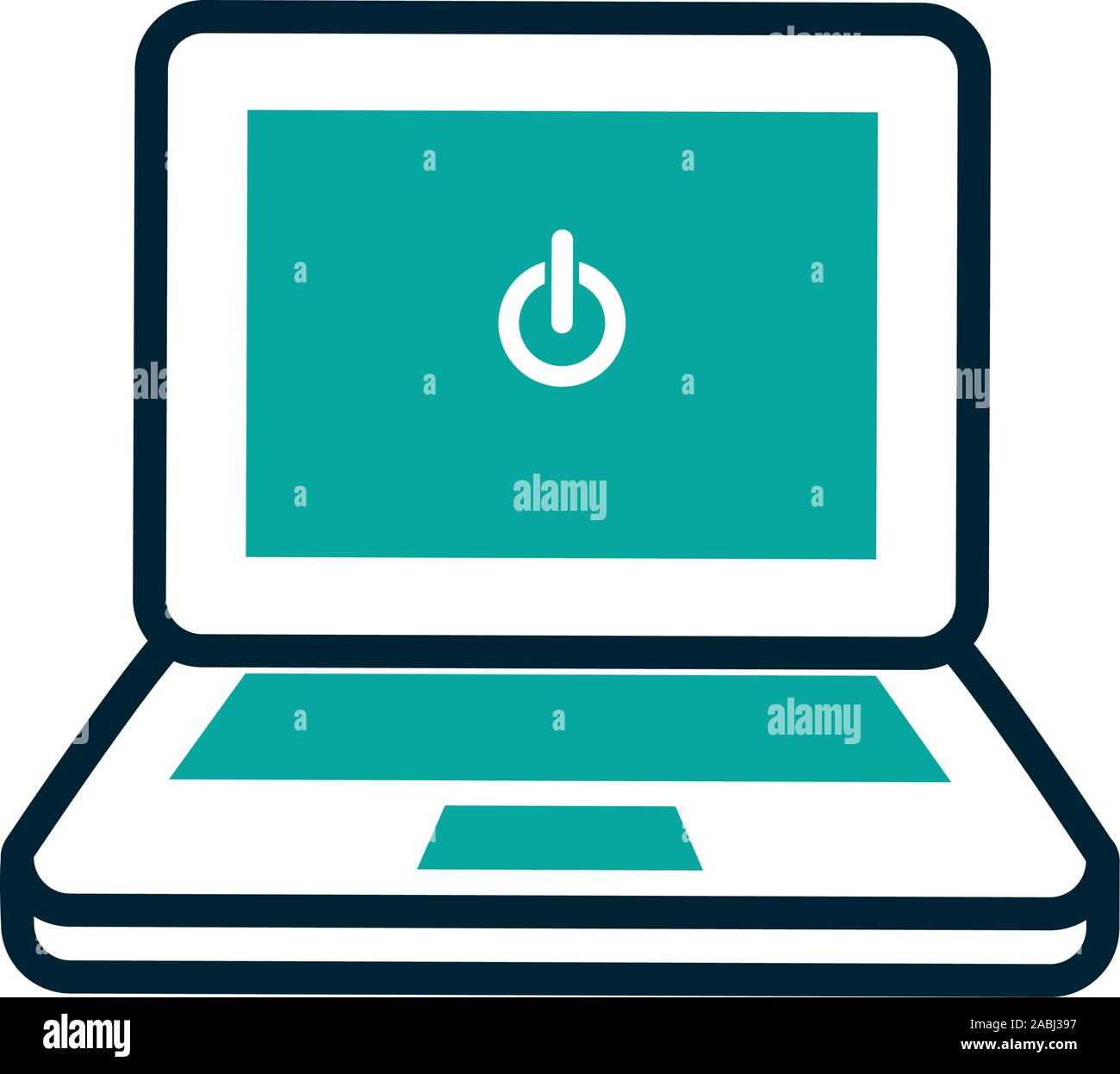 Digital laptop icon vector design Stock Vector Image & Art - Alamy