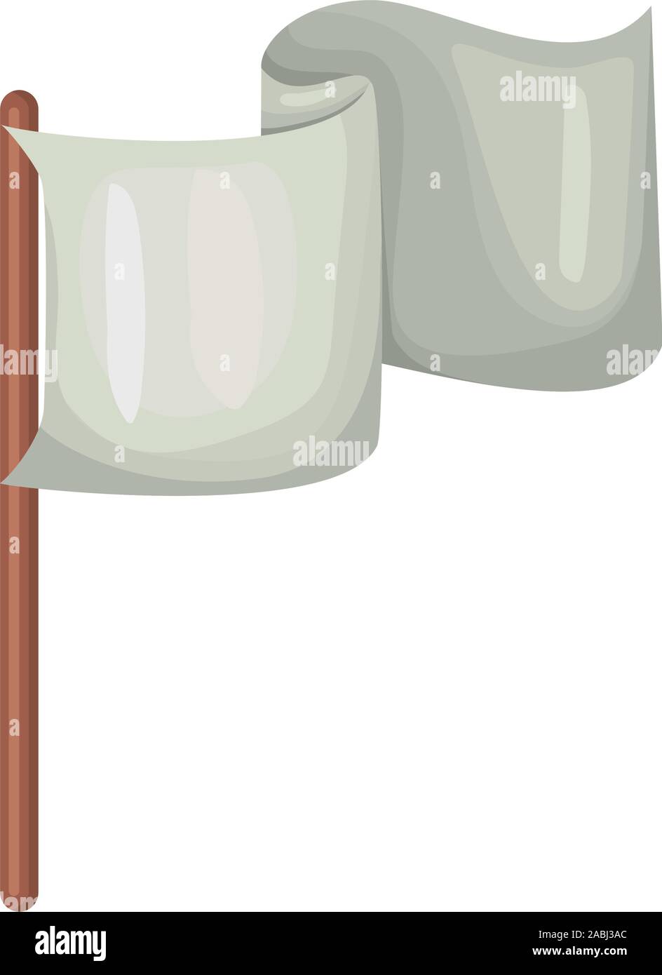 White flag of human rights concept vector design Stock Vector Image ...