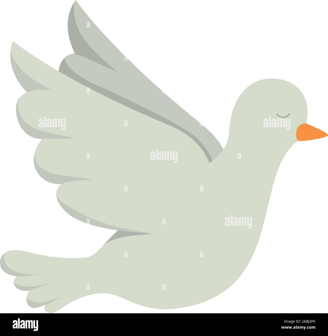 Isolated dove bird vector design Stock Vector Image & Art - Alamy