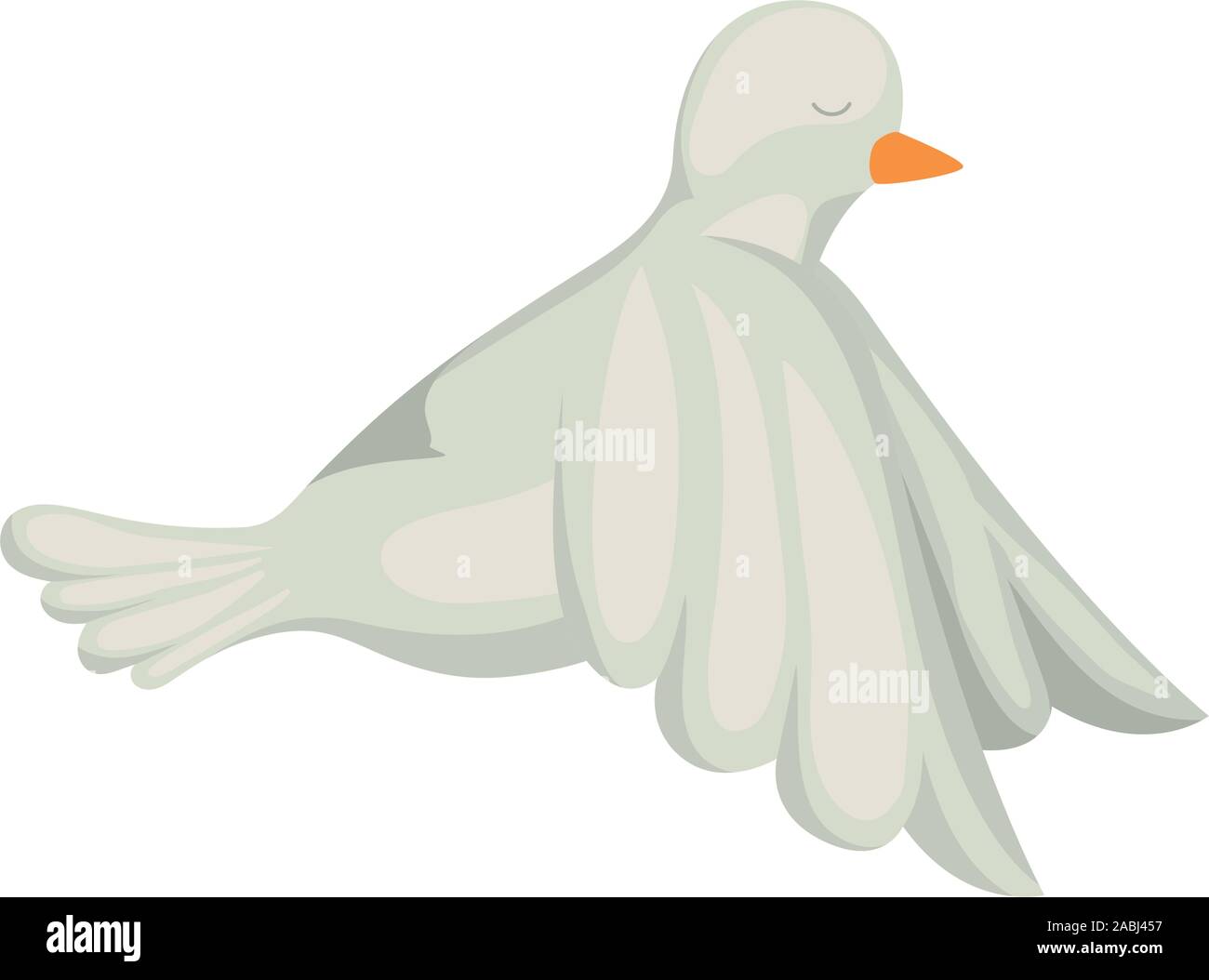 Isolated dove bird vector design Stock Vector Image & Art - Alamy